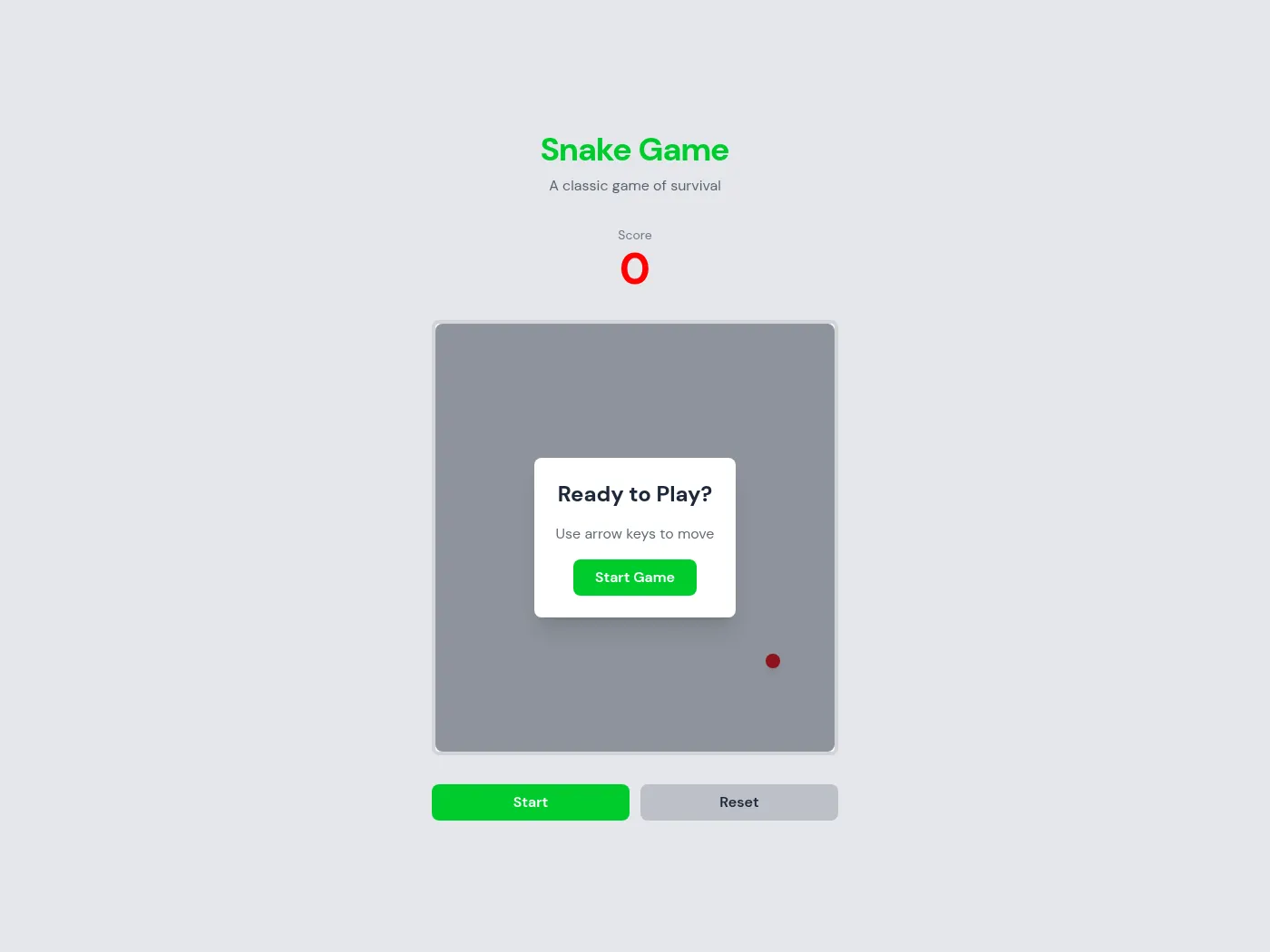 Snake Game Classic