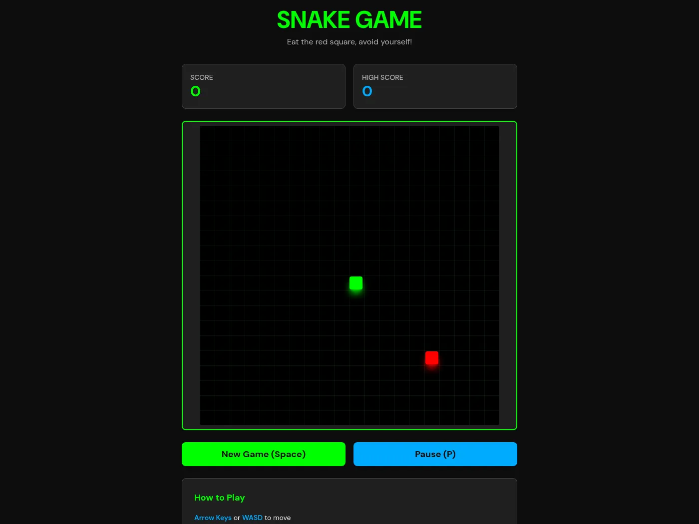 Simple Snake Game