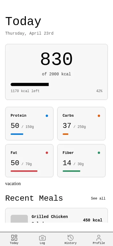 SnapNutrition AI