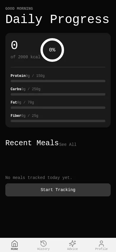 SnapNutrition AI Tracker