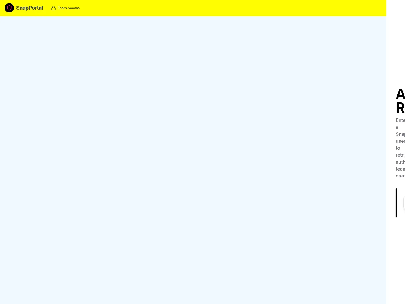 SnapUsername Lookup Portal
