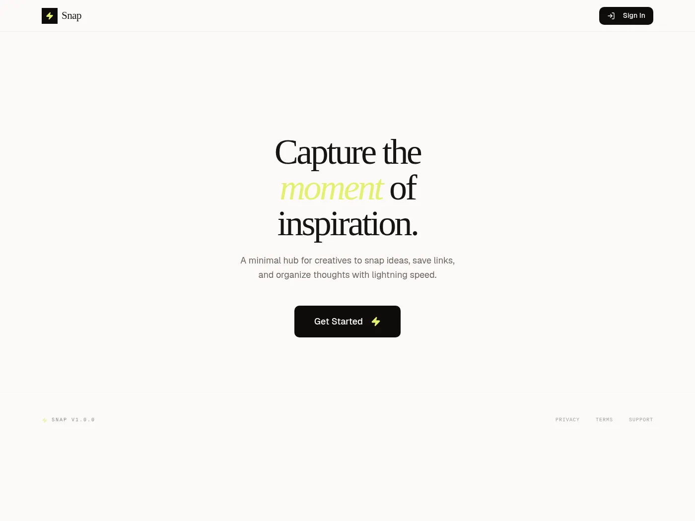Snap Web Hub