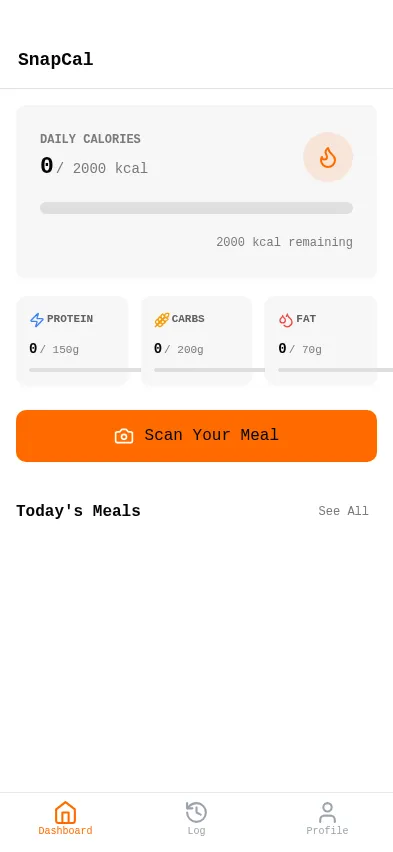 SnapCal Tracker