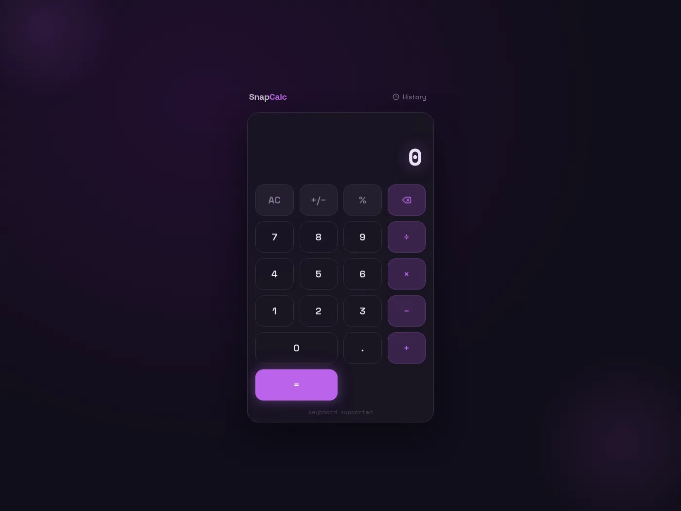 SnapCalc App