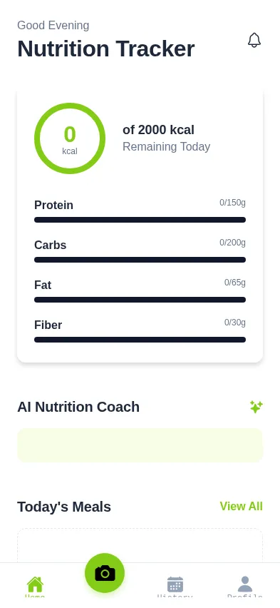 SnapCalorie AI Tracker