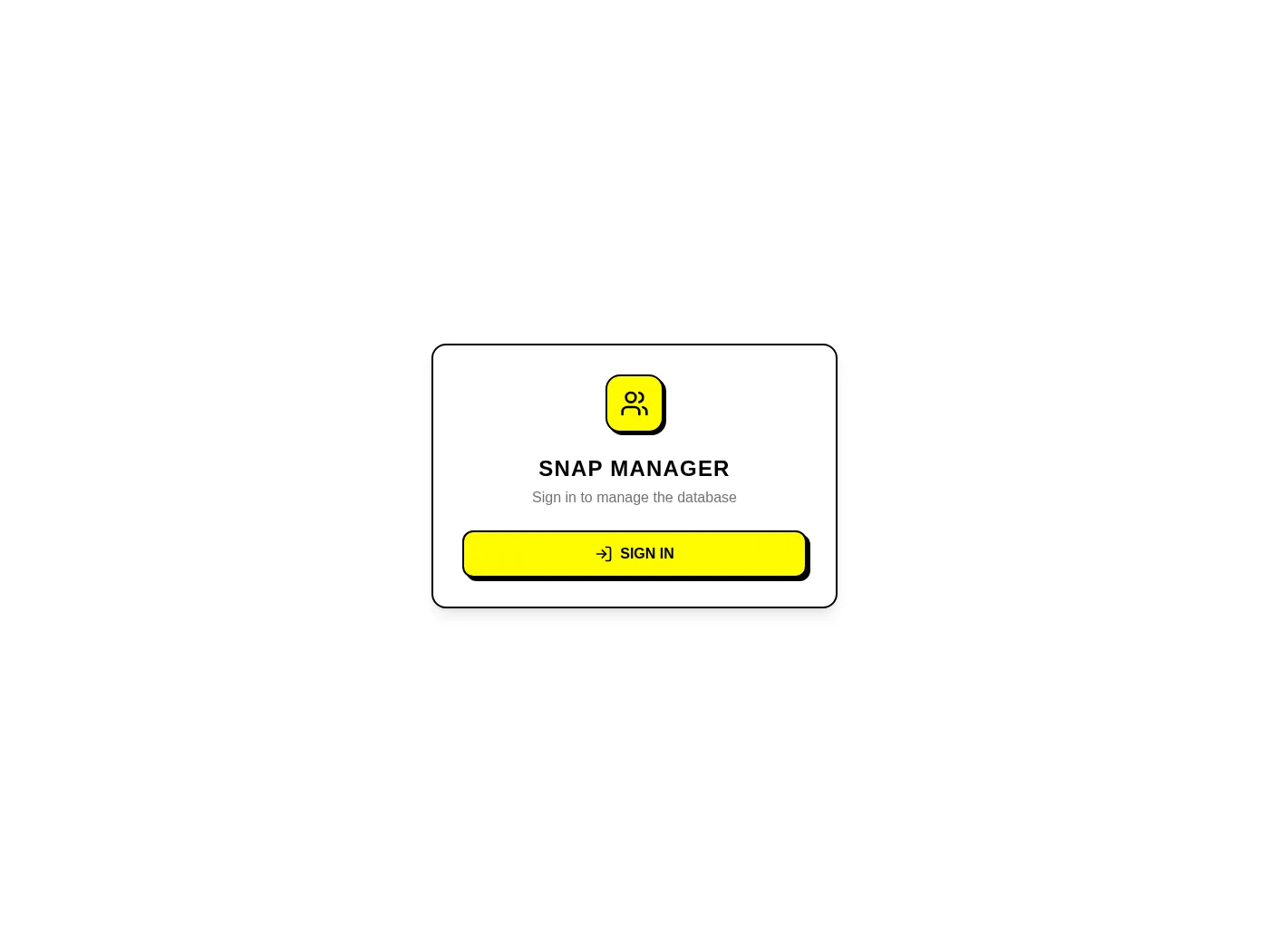 Snapchat Web Clone Manager