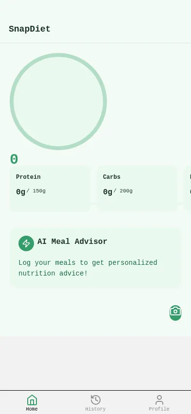 SnapDiet AI Tracker