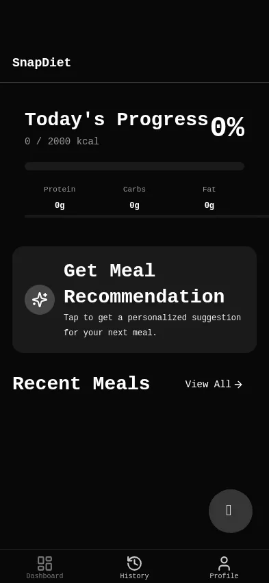 SnapDiet AI Tracker