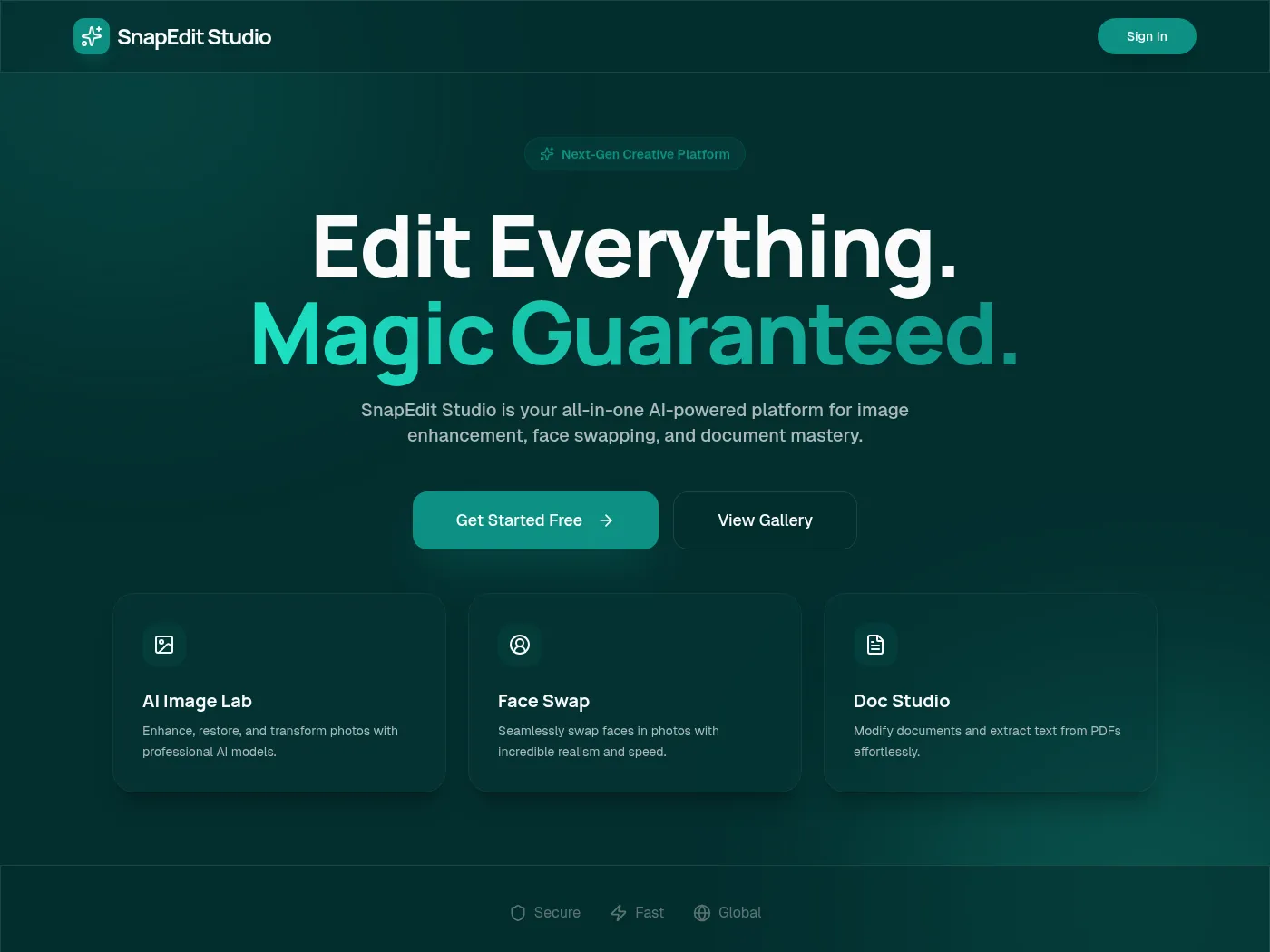 SnapEdit Studio