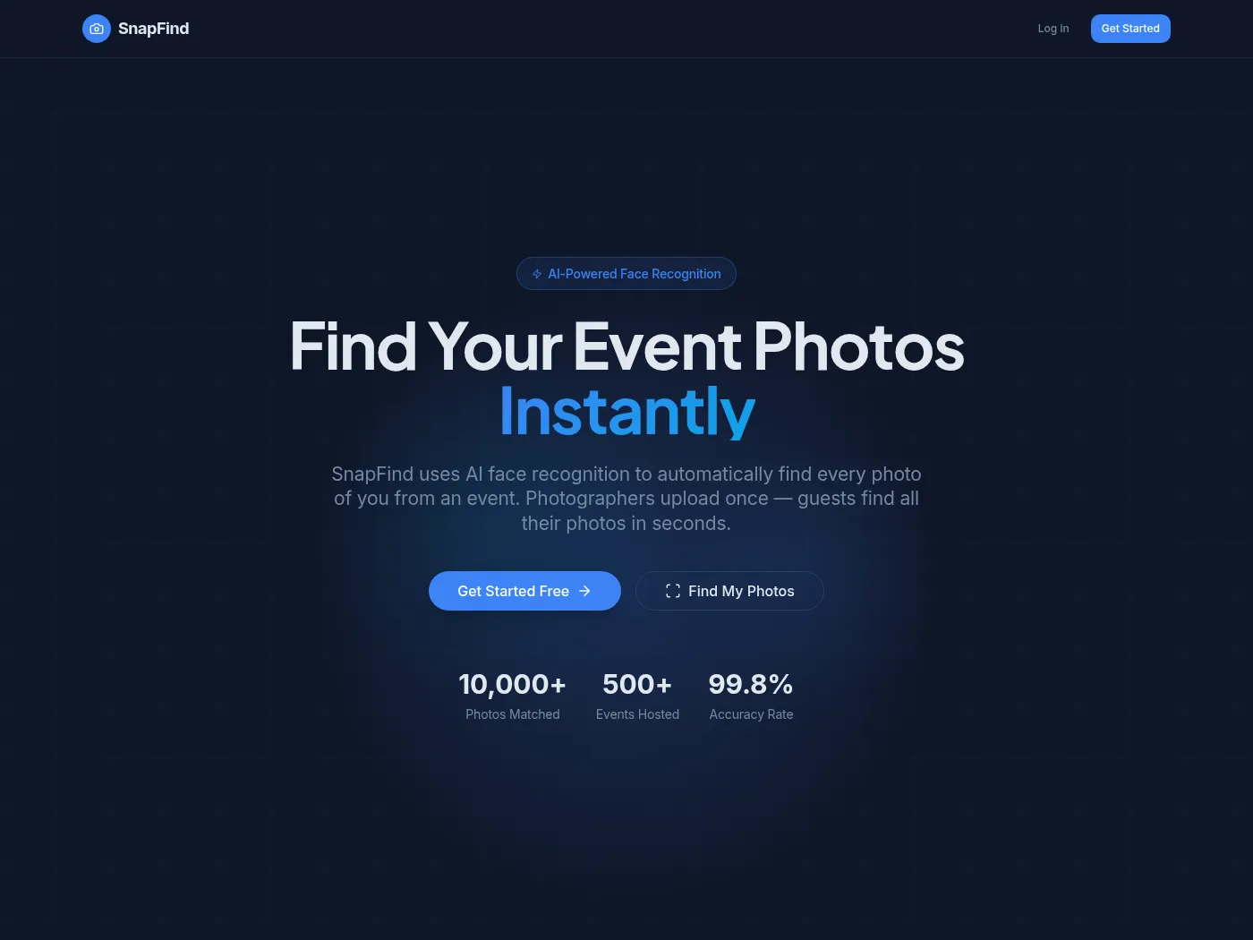 SnapFind Photo Platform