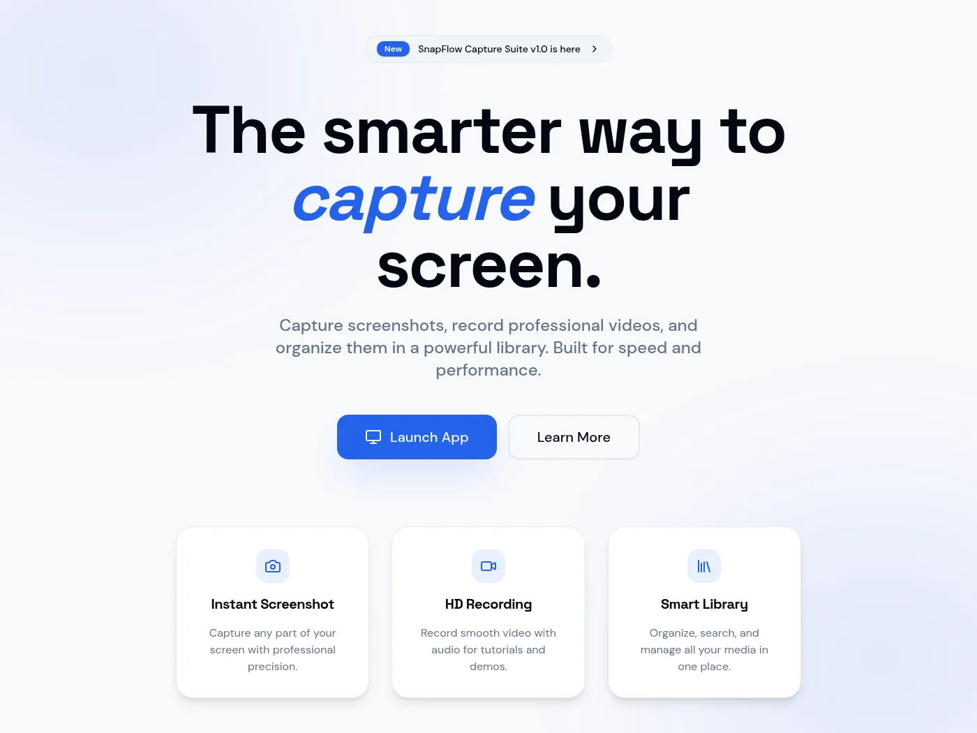 SnapFlow Capture Suite