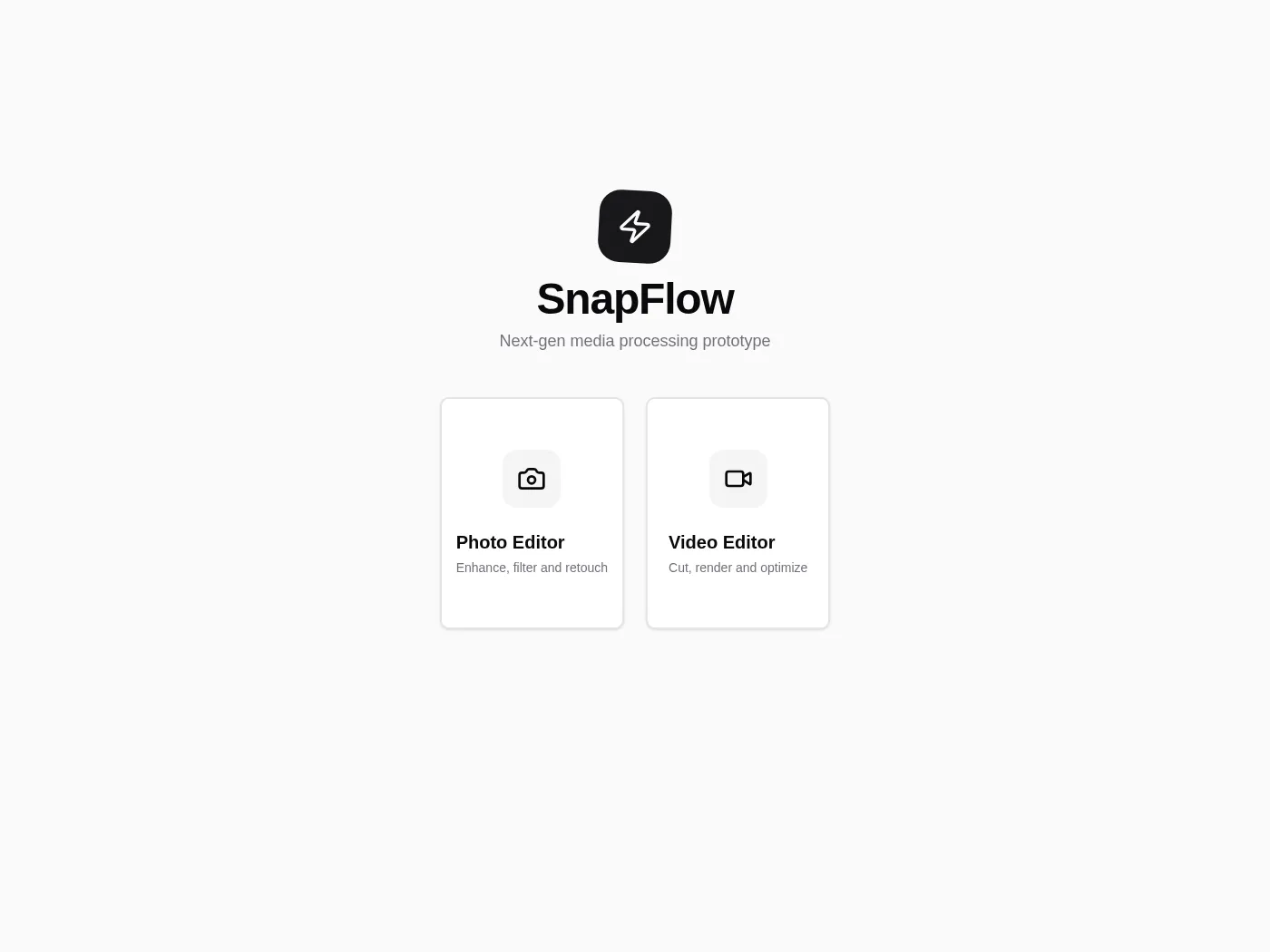 SnapFlow Prototype