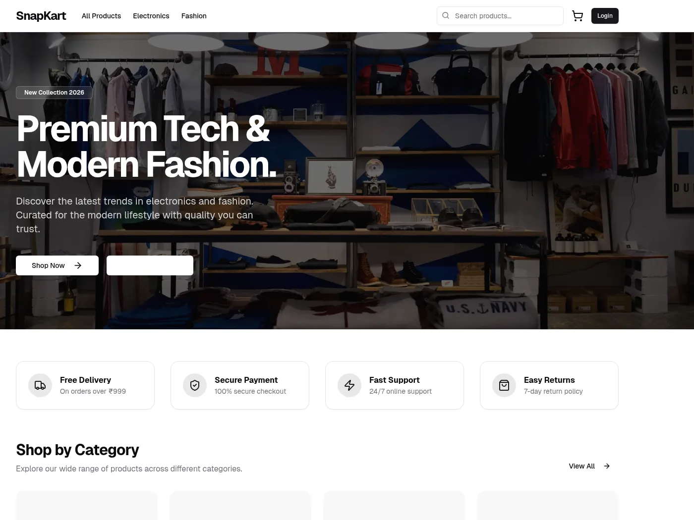 SnapKart Ecommerce