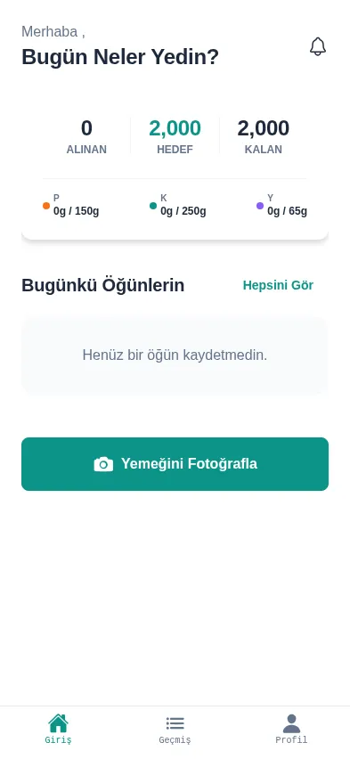 SnapMeal AI Tracker