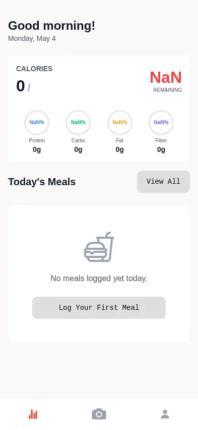 SnapMeal AI Tracker
