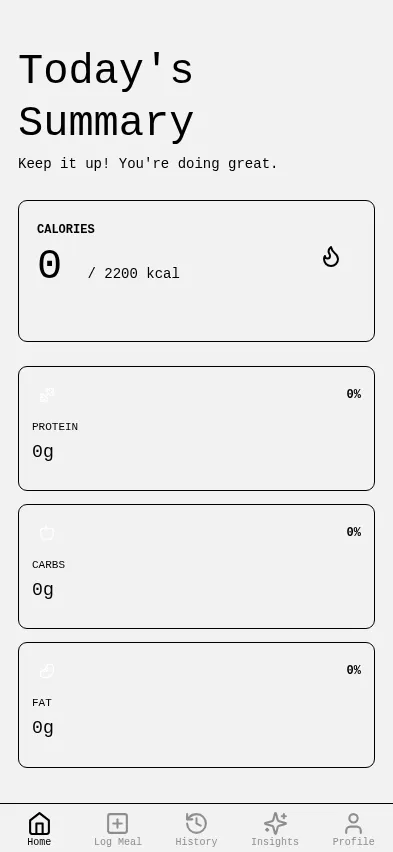 SnapMeal AI Tracker