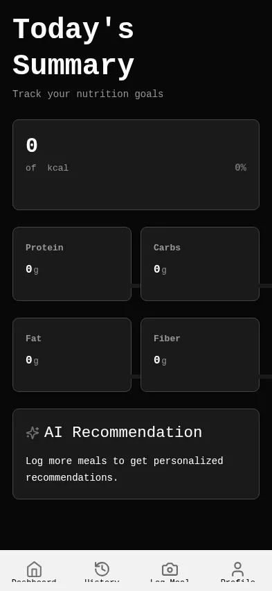 SnapMeal Nutrition AI