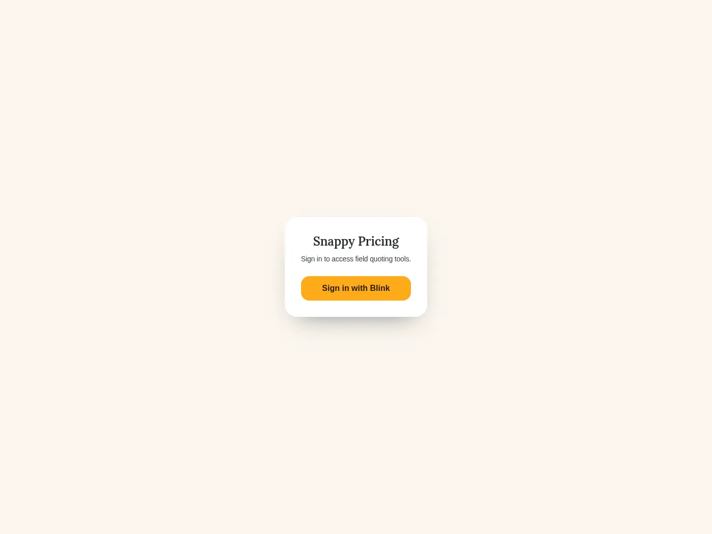 Snappy Pricing App