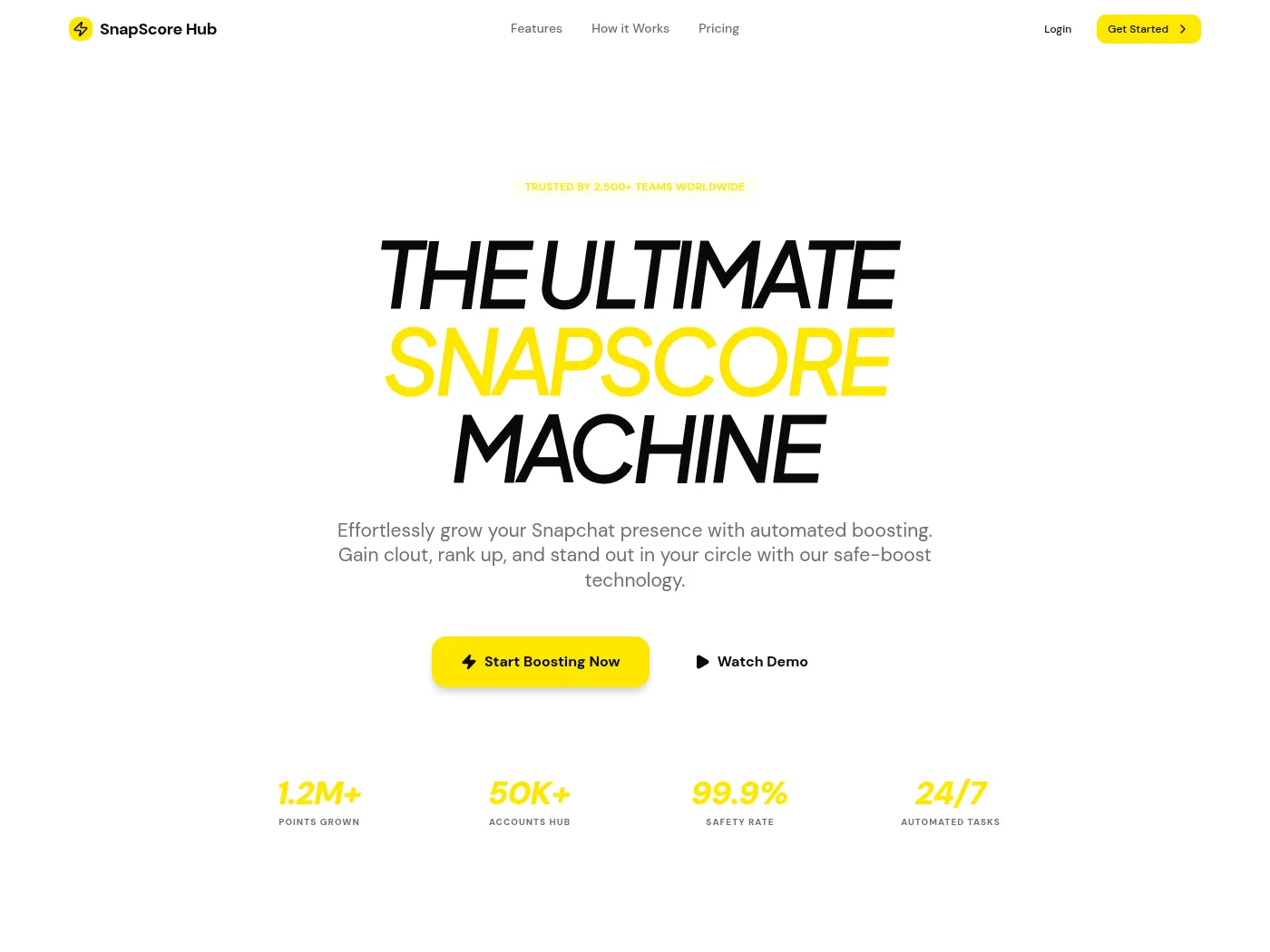 SnapScore Booster Hub