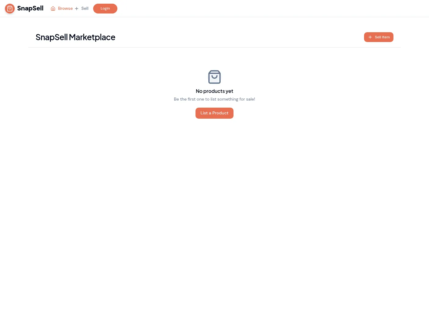 SnapSell Marketplace