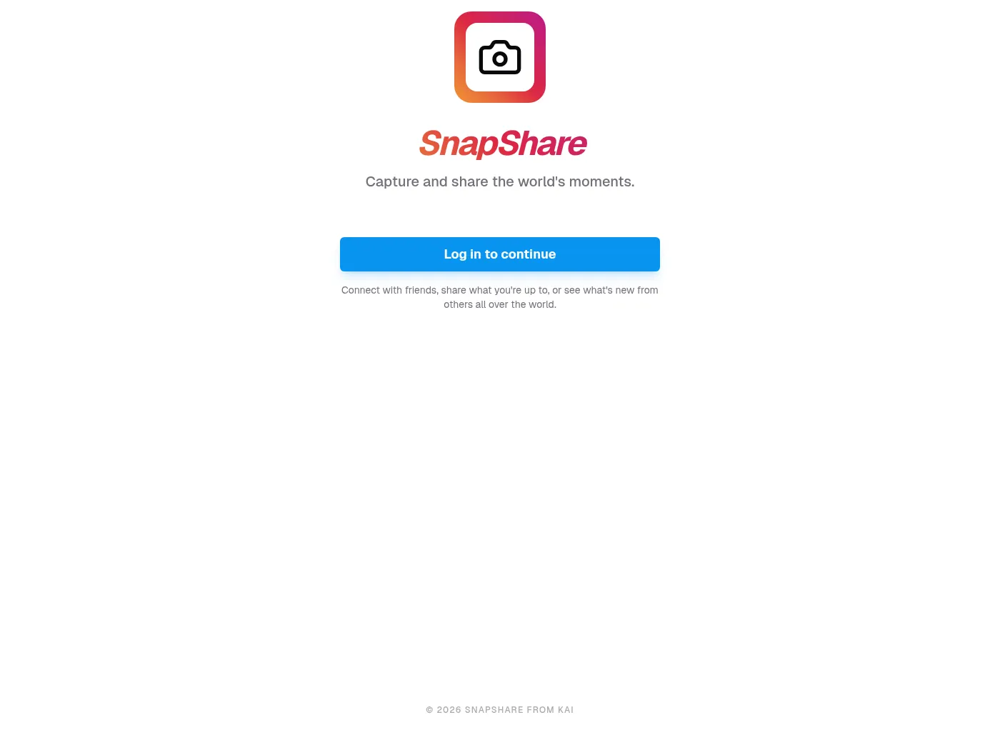 SnapShare Clone