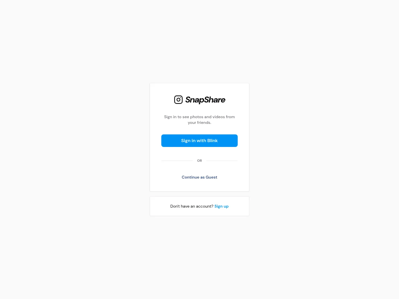 SnapShare Clone