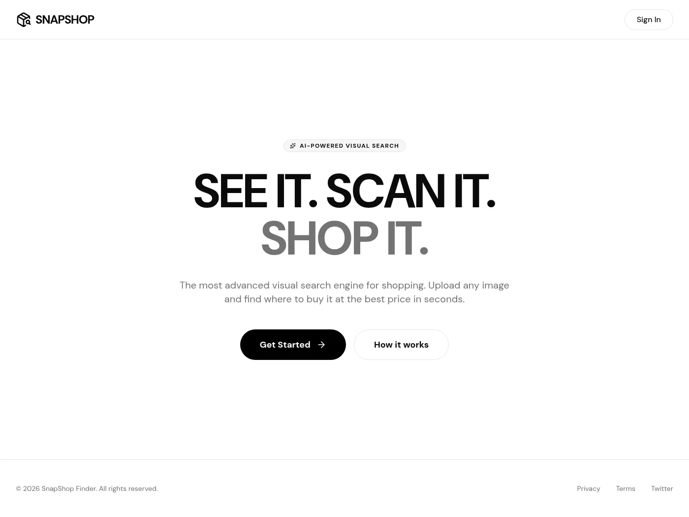 SnapShop Finder
