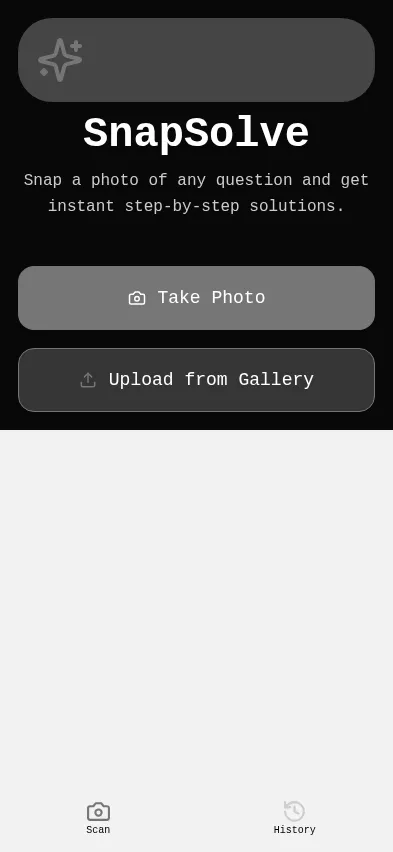SnapSolve AI