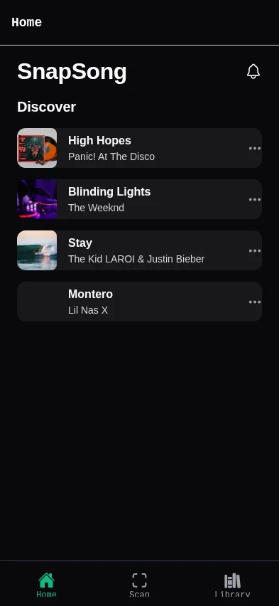 SnapSong Mobile