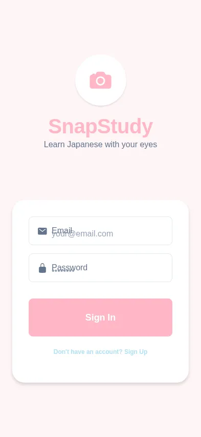 SnapStudy Japanese