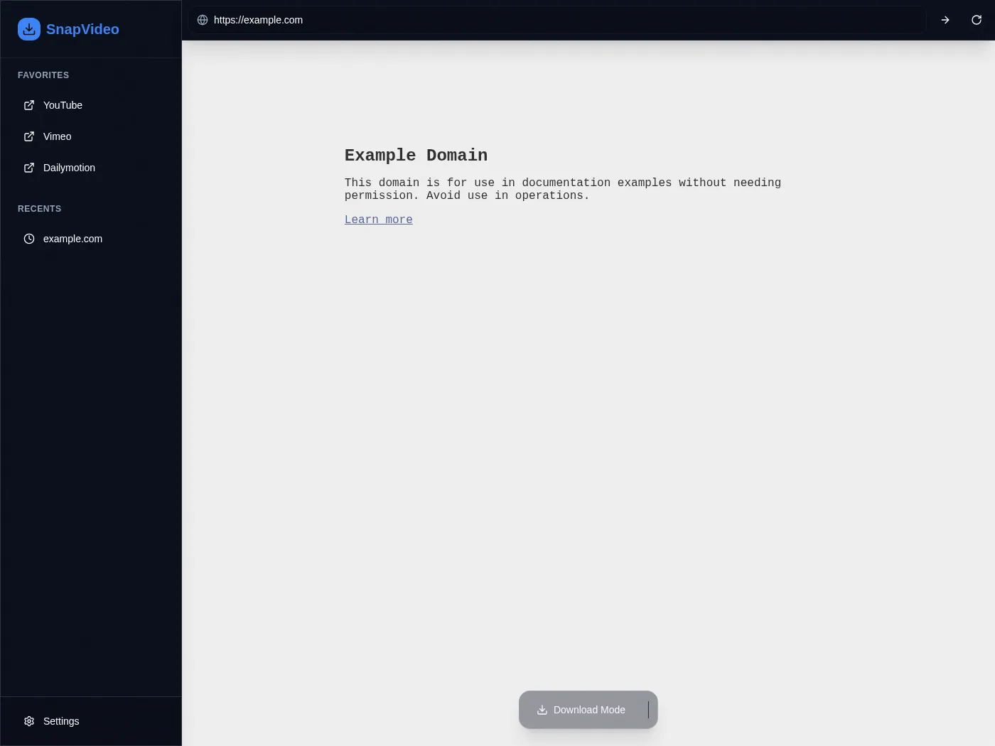 SnapVideo Downloader