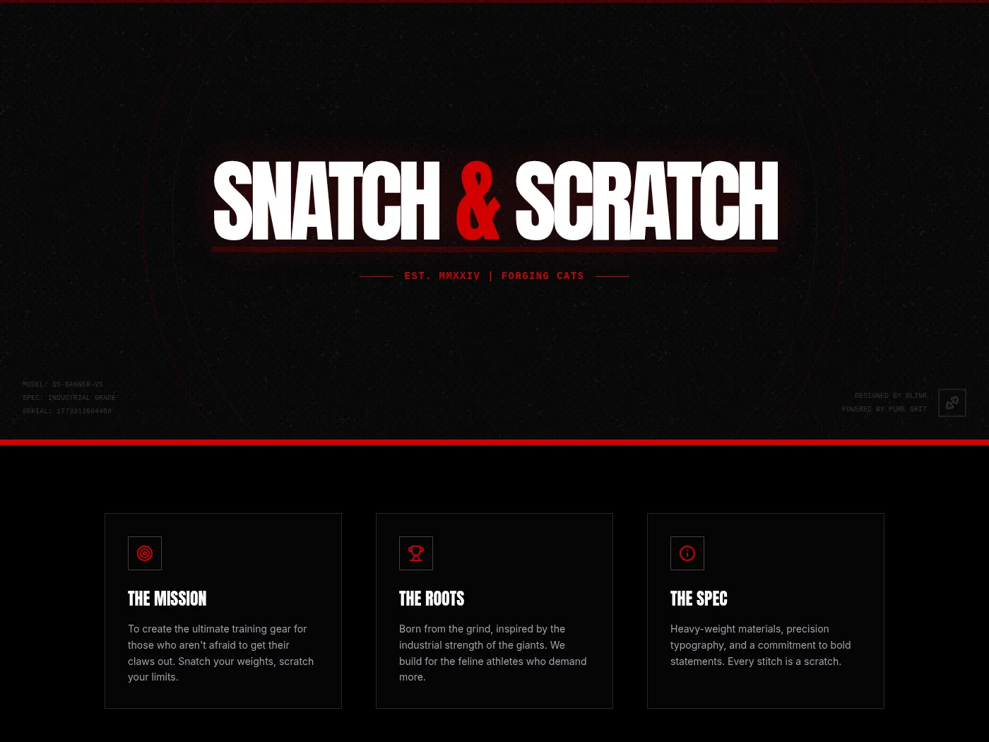 Snatch & Scratch Banner