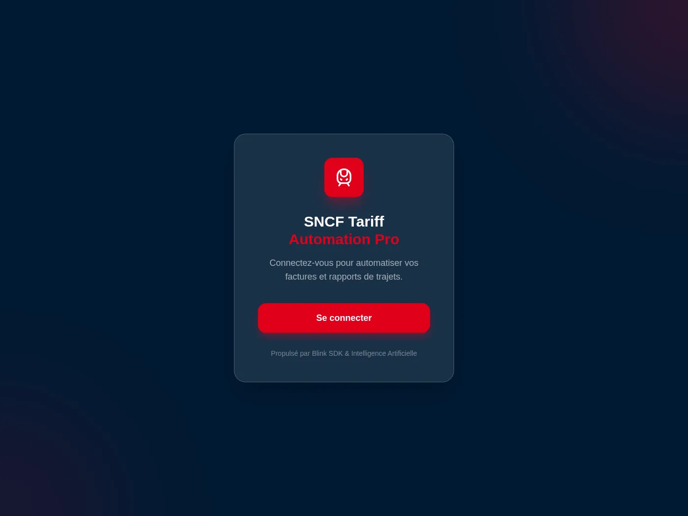 SNCF Tariff Automation Pro