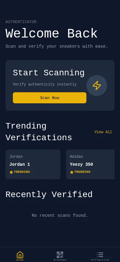 Sneaker Auth Scanner