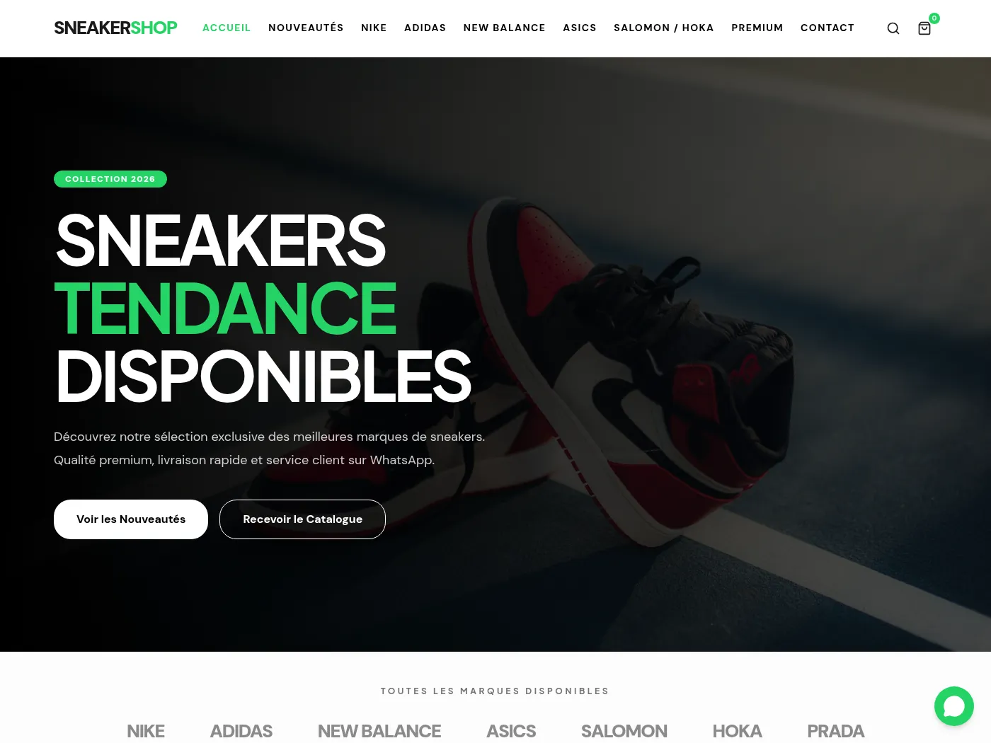 SneakerShop Pro Website