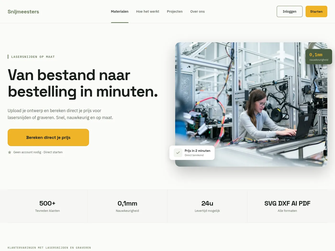 SnijMeesters Homepage