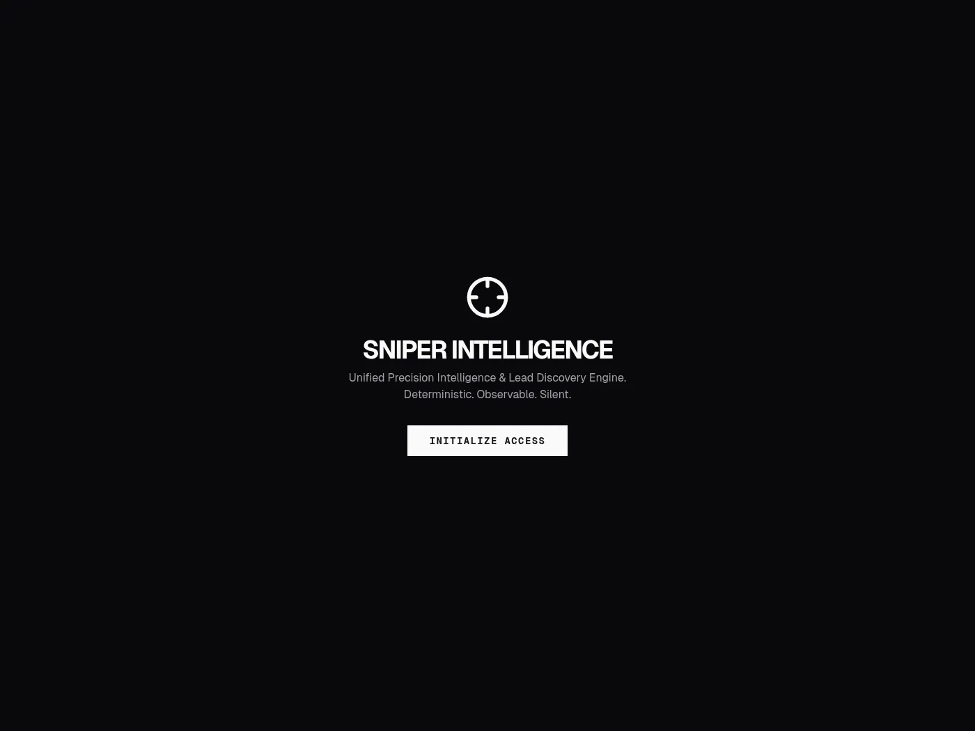 SNIPER Unified Intelligence API
