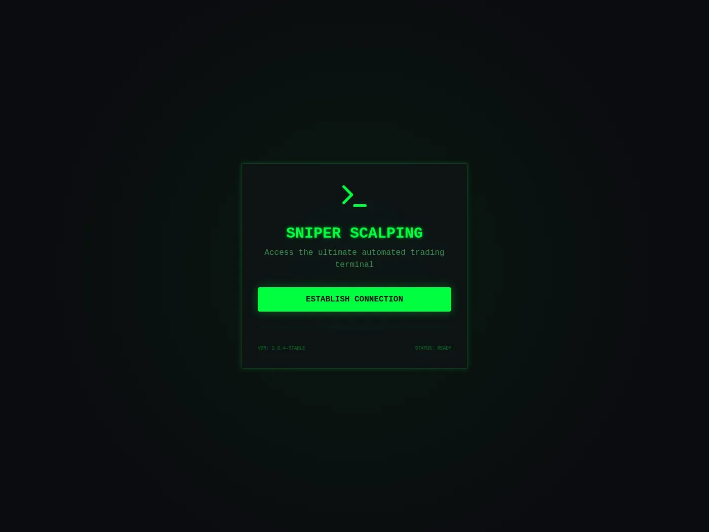 Sniper Scalping Bot