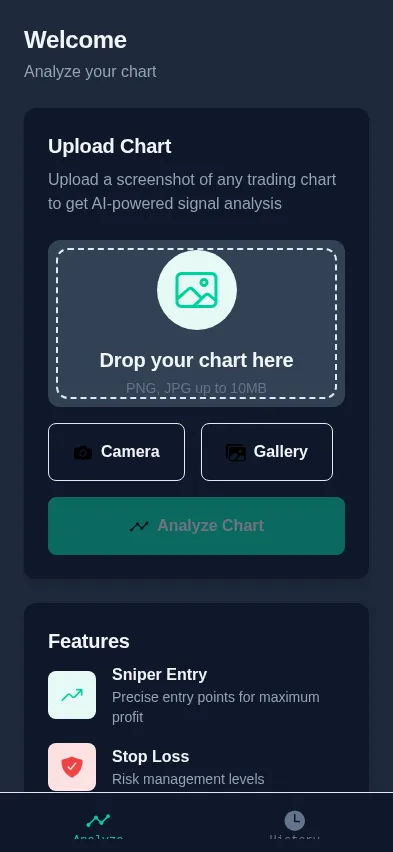 ChartSniper Signals App