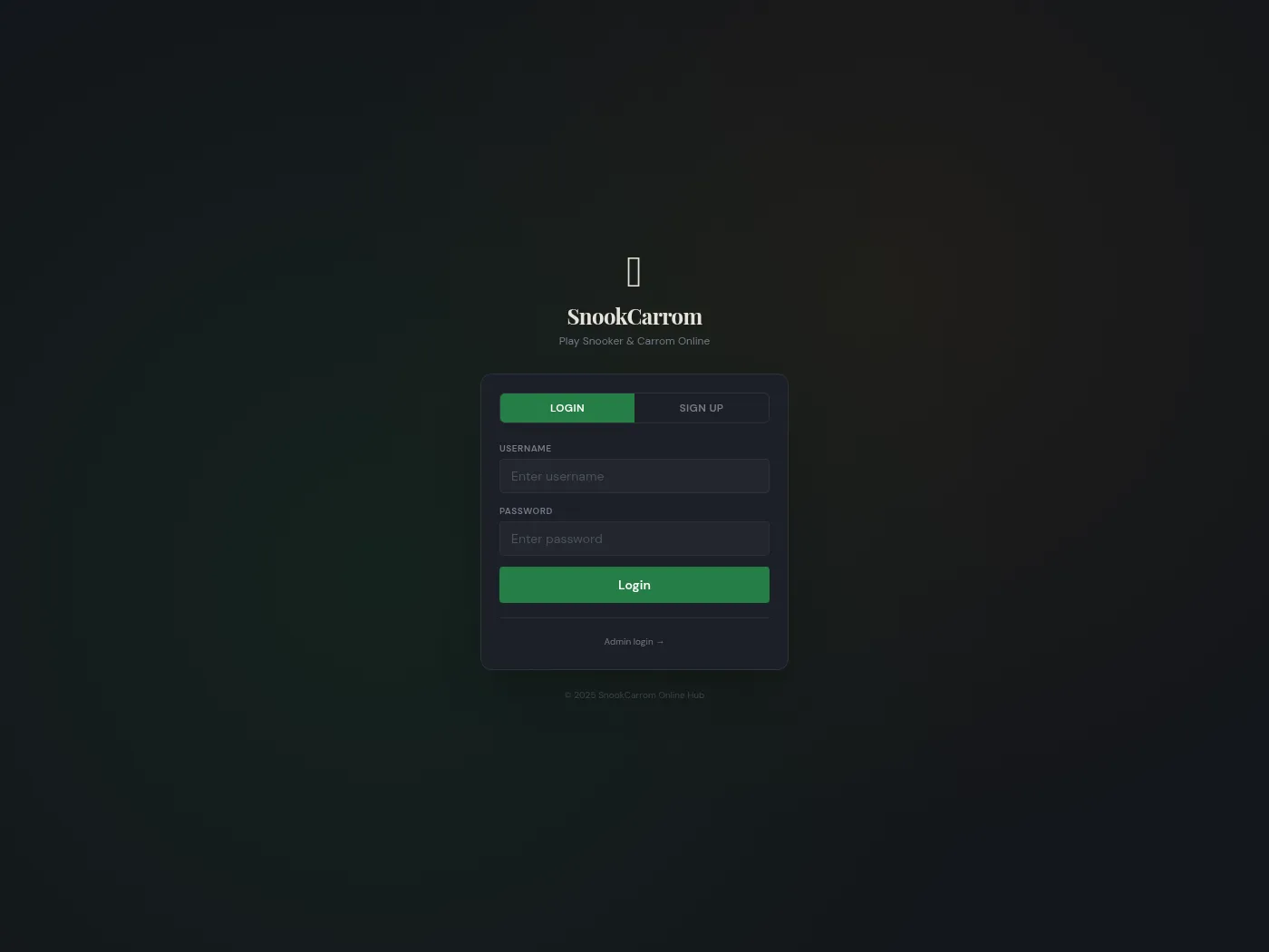 SnookCarrom Online Hub