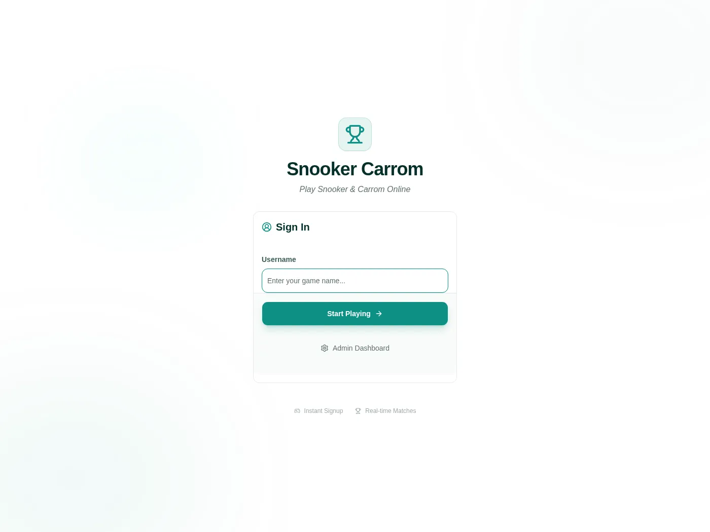 Snooker Carrom Arena