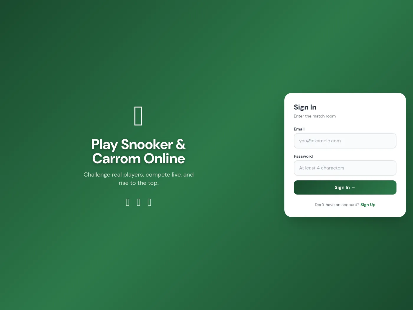 Snooker & Carrom Online