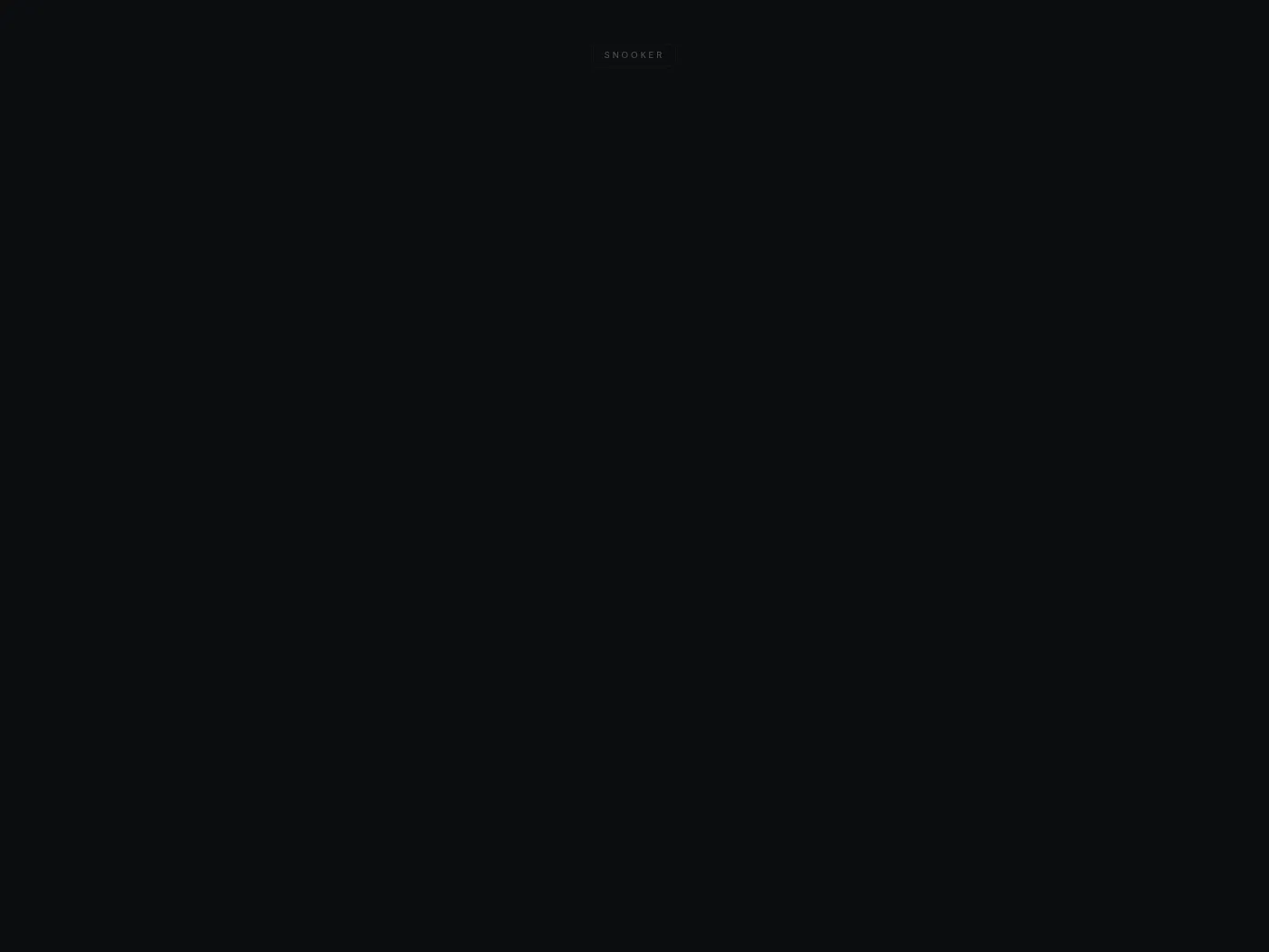 Minimal Snooker Webpage