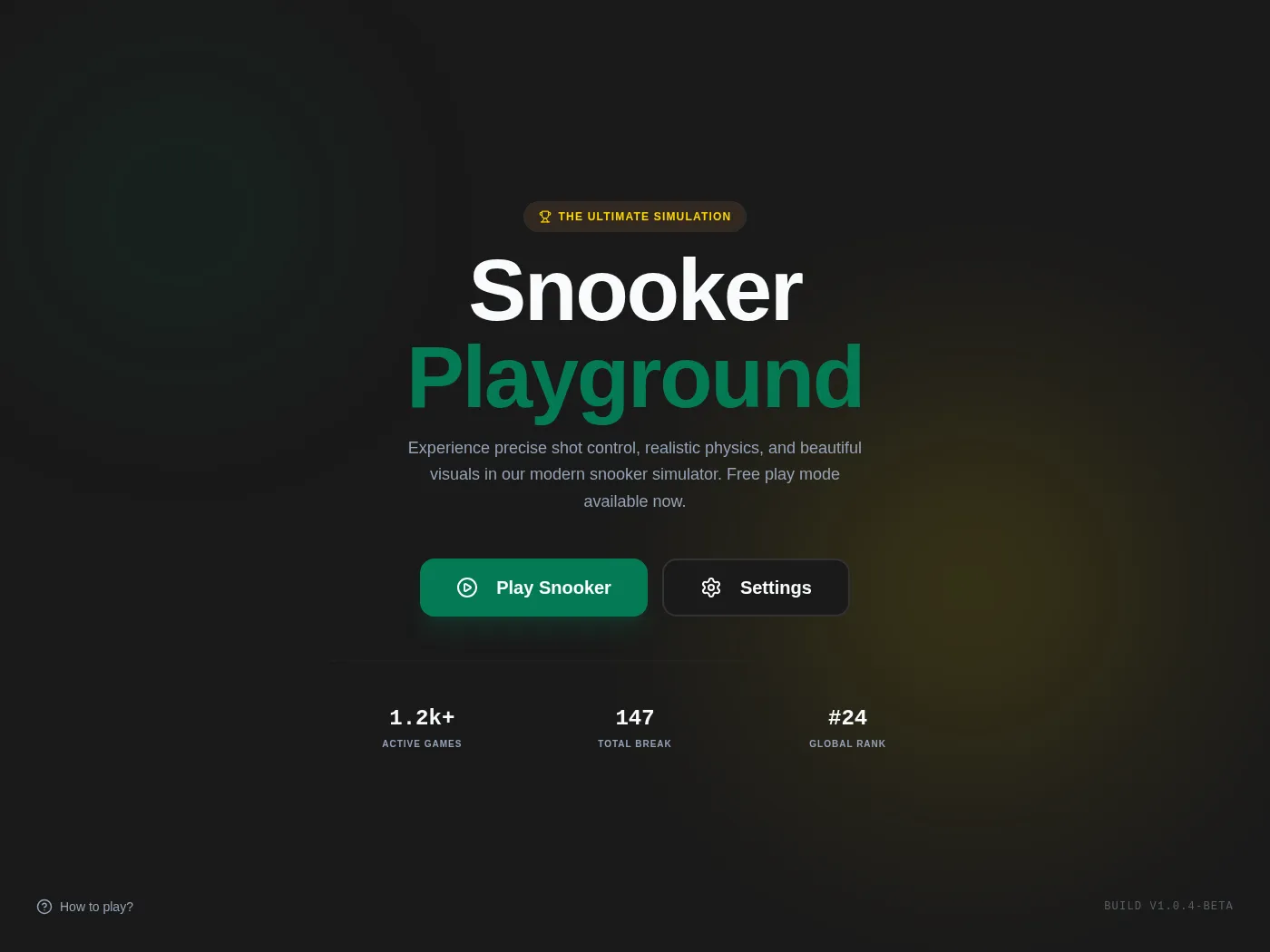 Snooker Playground