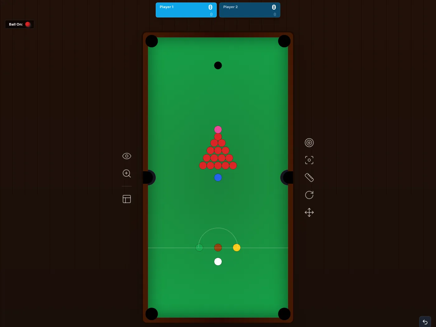 Snooker Table Simulator