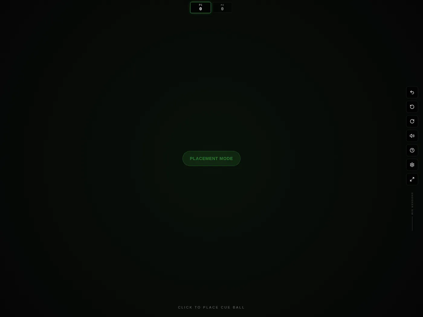 Snooker Sim Web App