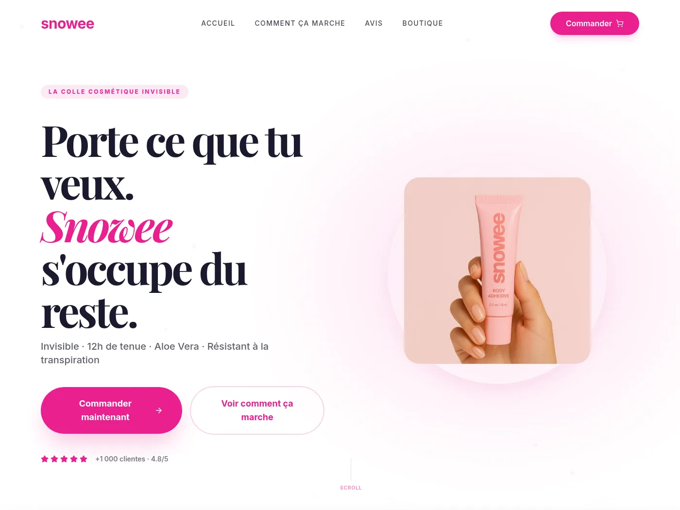 Snowee Premium E-Commerce Page