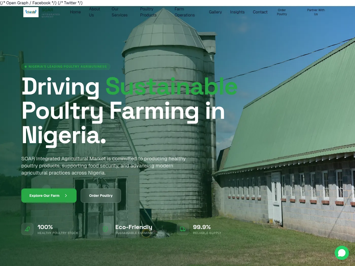 SOAR Poultry Agribusiness Site