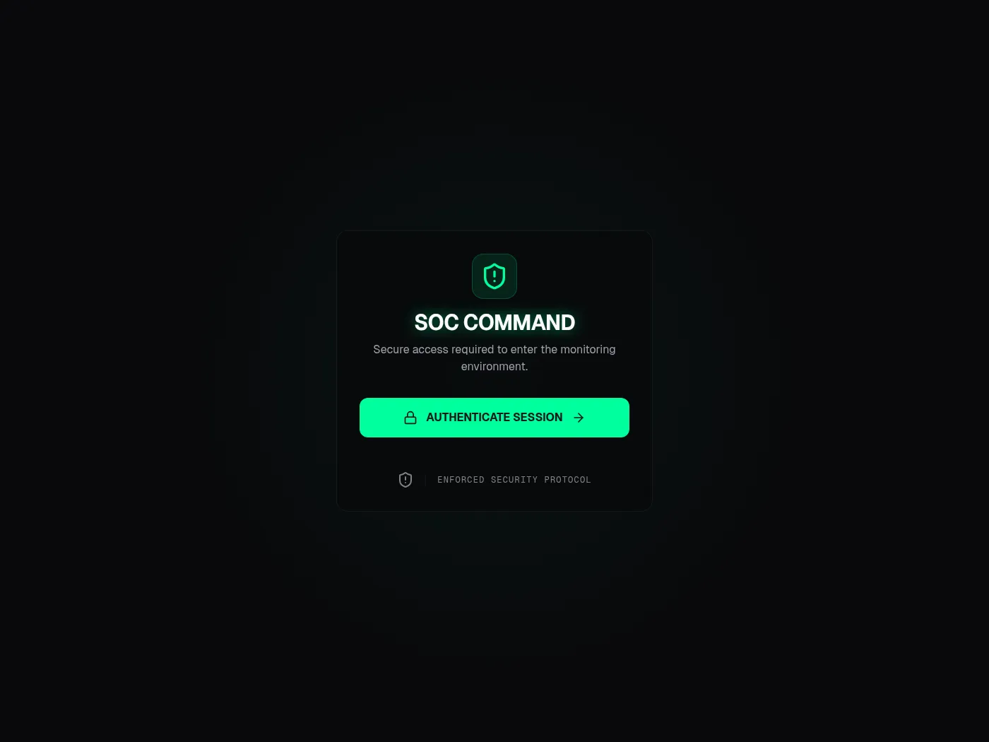SOC Monitor Dashboard