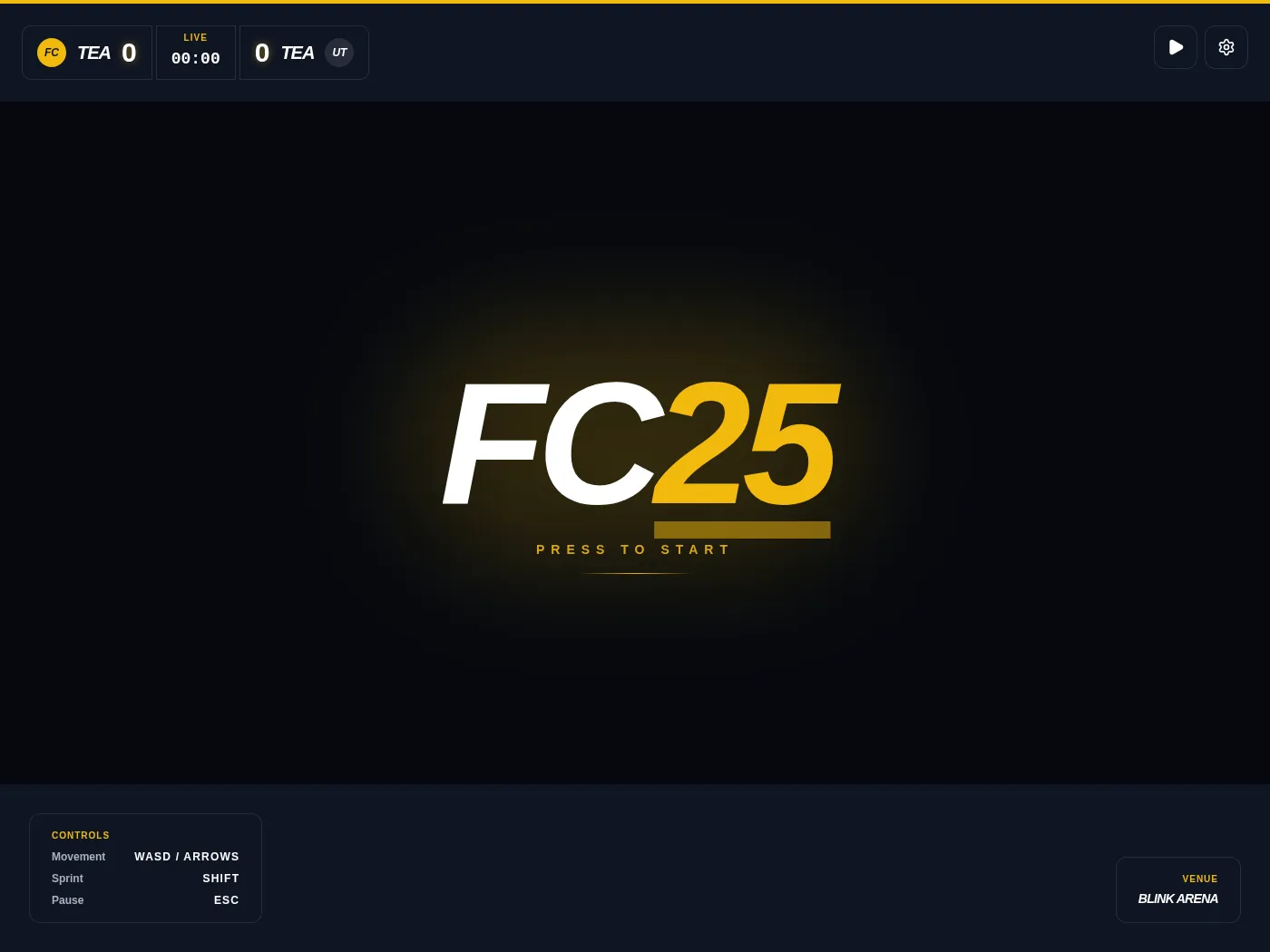 FIFA 25 Style Soccer 3D